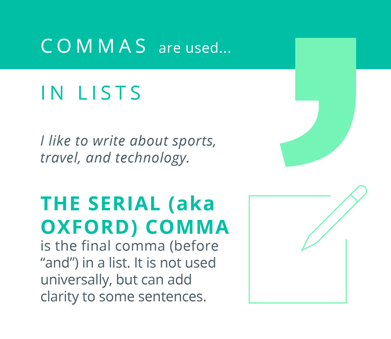 Grammar Guide: Commas - Writers Work Blog Grammar Guide: Commas - Writers Work Blog