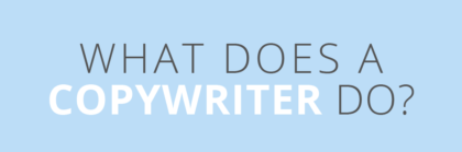 What Does a Copywriter Do? - Writers Work Blog